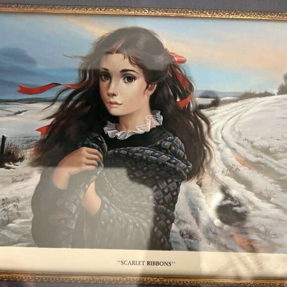 Art | Pati Bannister Scarlet Ribbon Hand Signed And Numbered 161000 ...